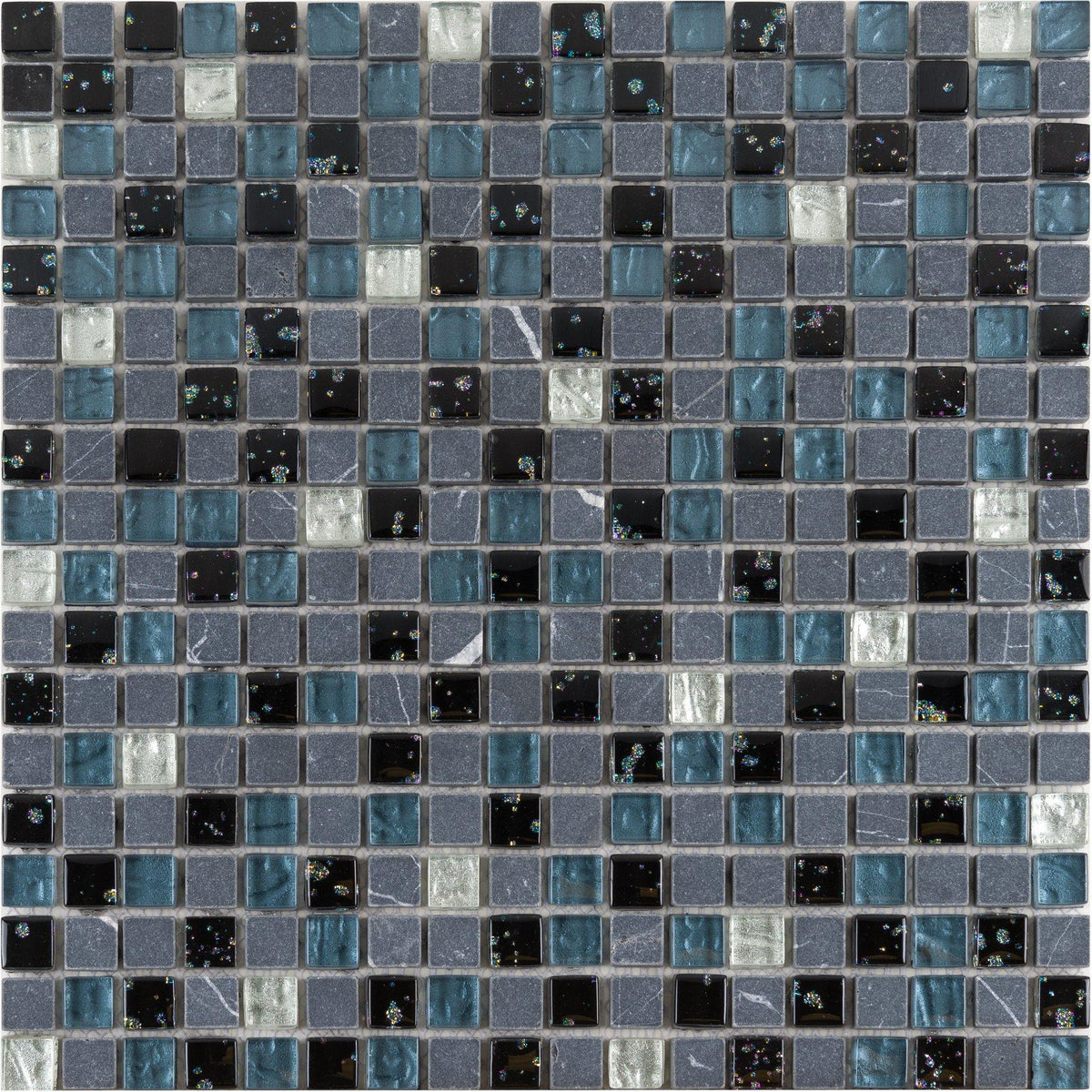 Meteor Shower 5/8" x 5/8" Mosaic — Surprise Granite