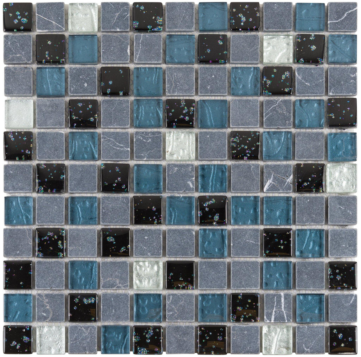 Meteor Shower 1" x 1" Mosaic — Surprise Granite
