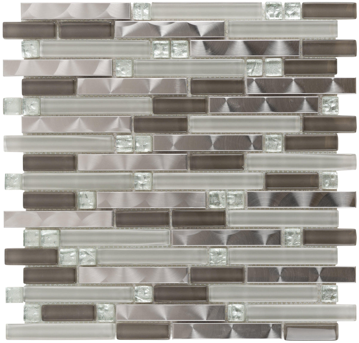 Crystal Sparkle Linear Mosaic — Surprise Granite