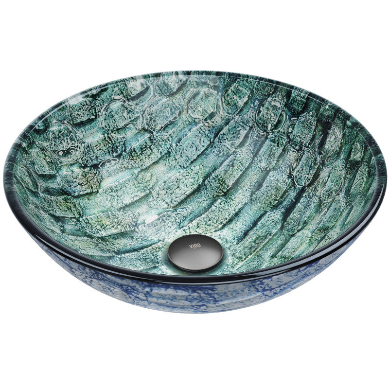 Oceania Glass Vessel Bathroom Sink — Surprise Granite